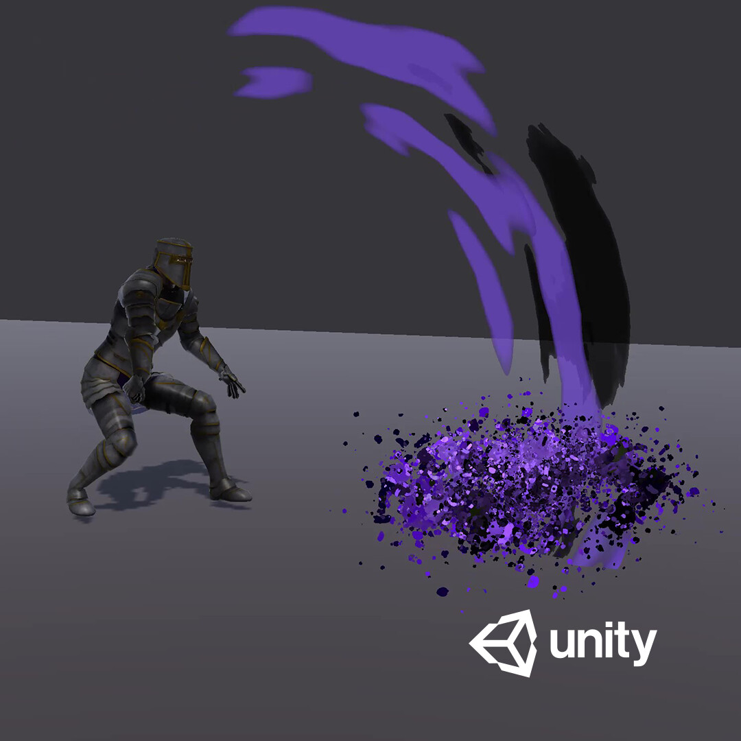 ArtStation - Stylized Shadow Slash - VFX