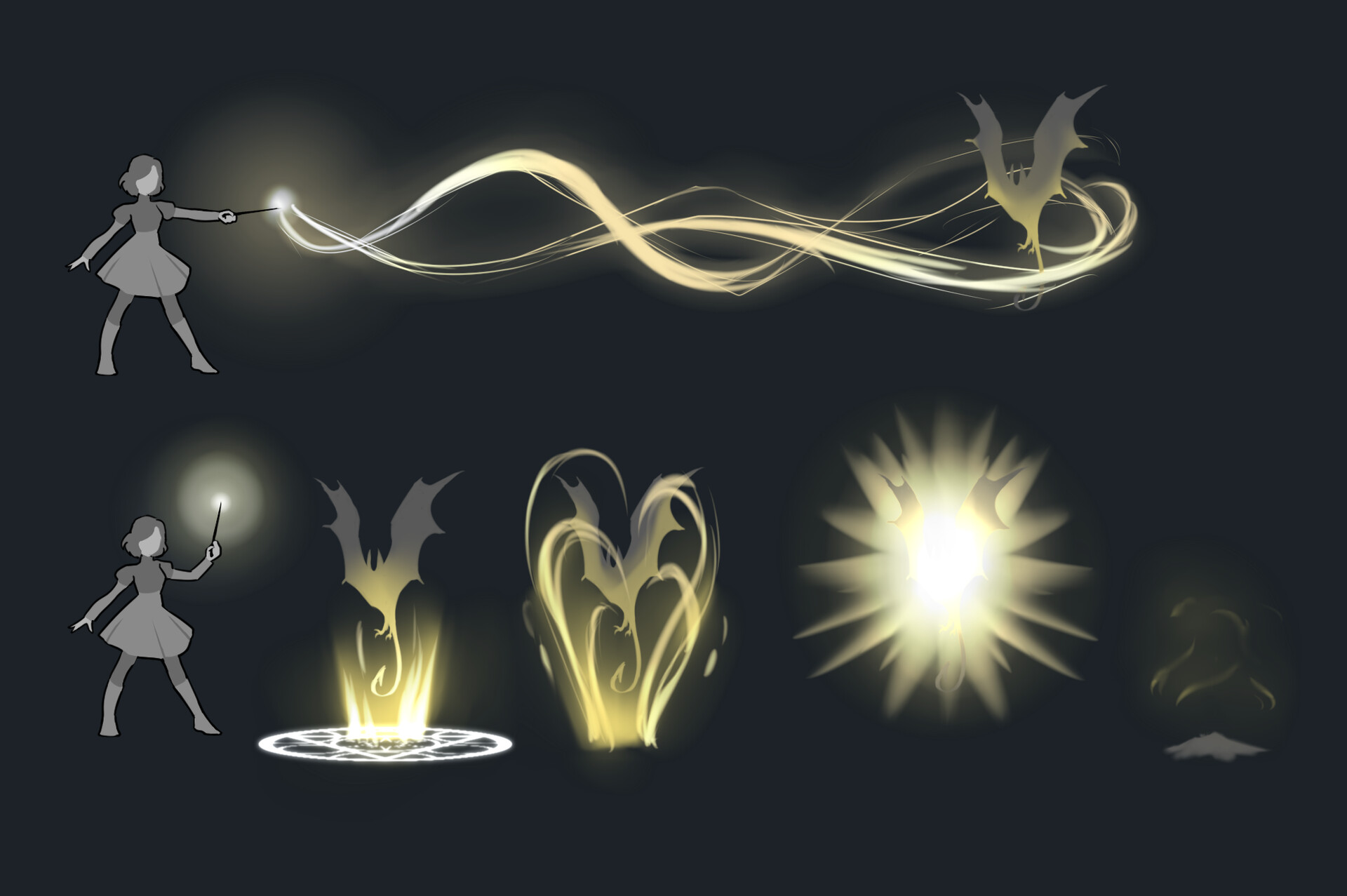 ArtStation - Sunlight spell VFX concept