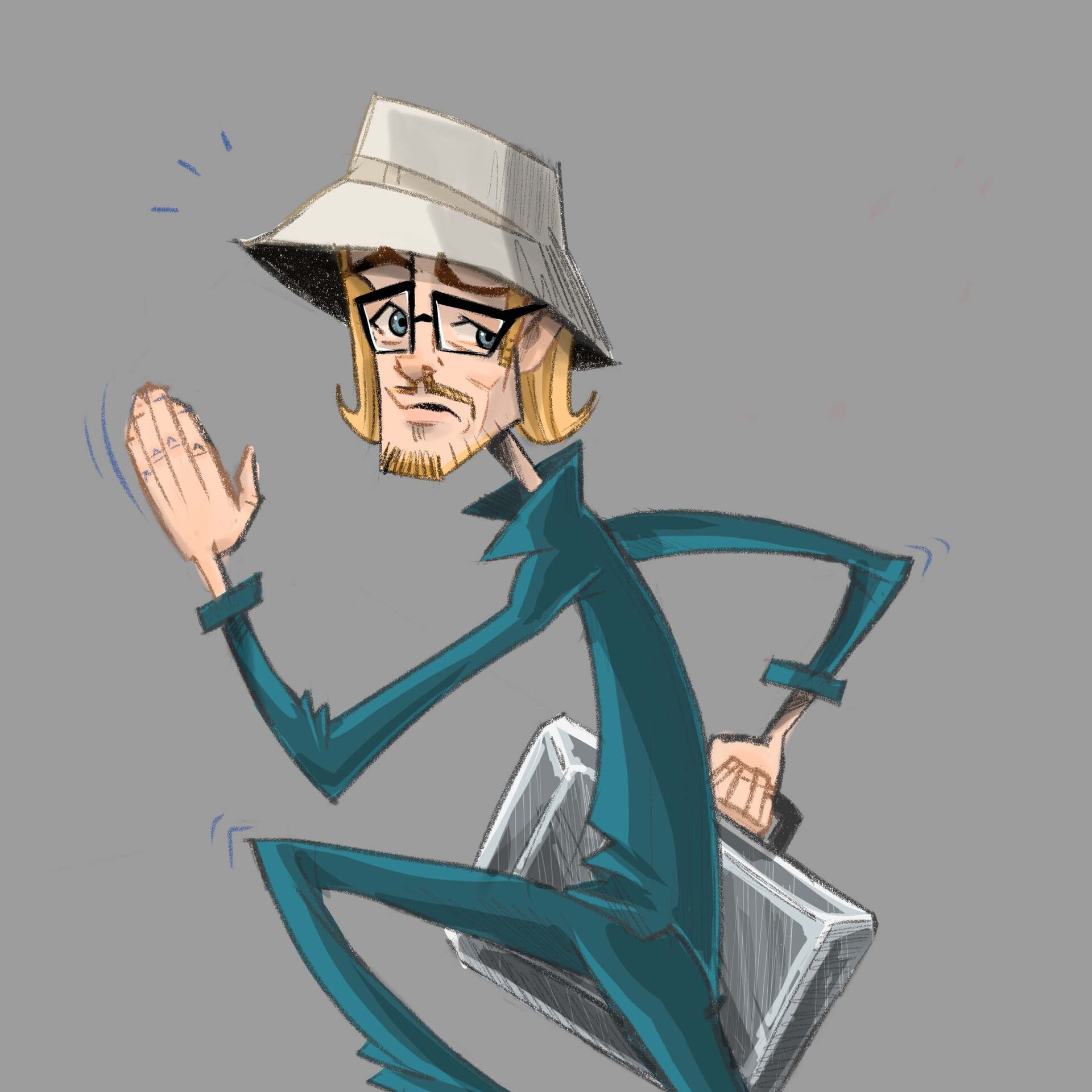 ArtStation - Brad Pitt - Bullet train