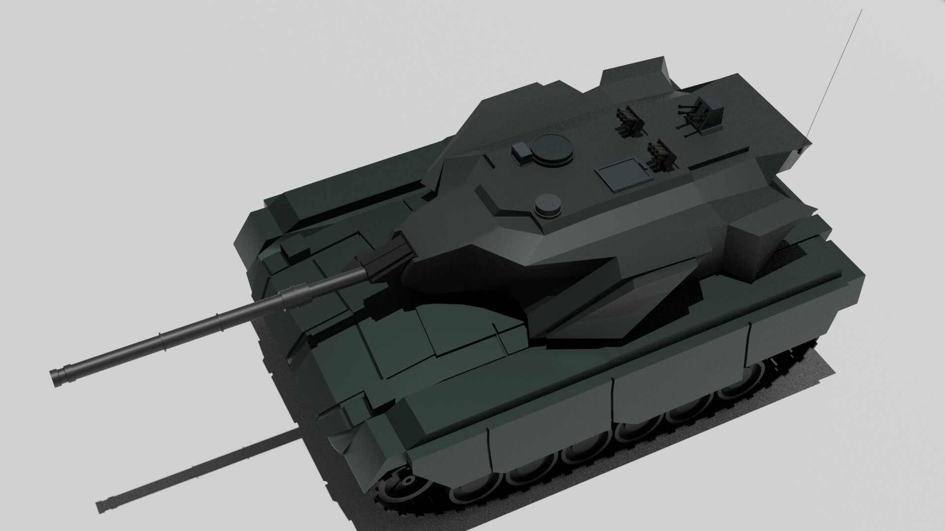 ArtStation - 3D Future Tank