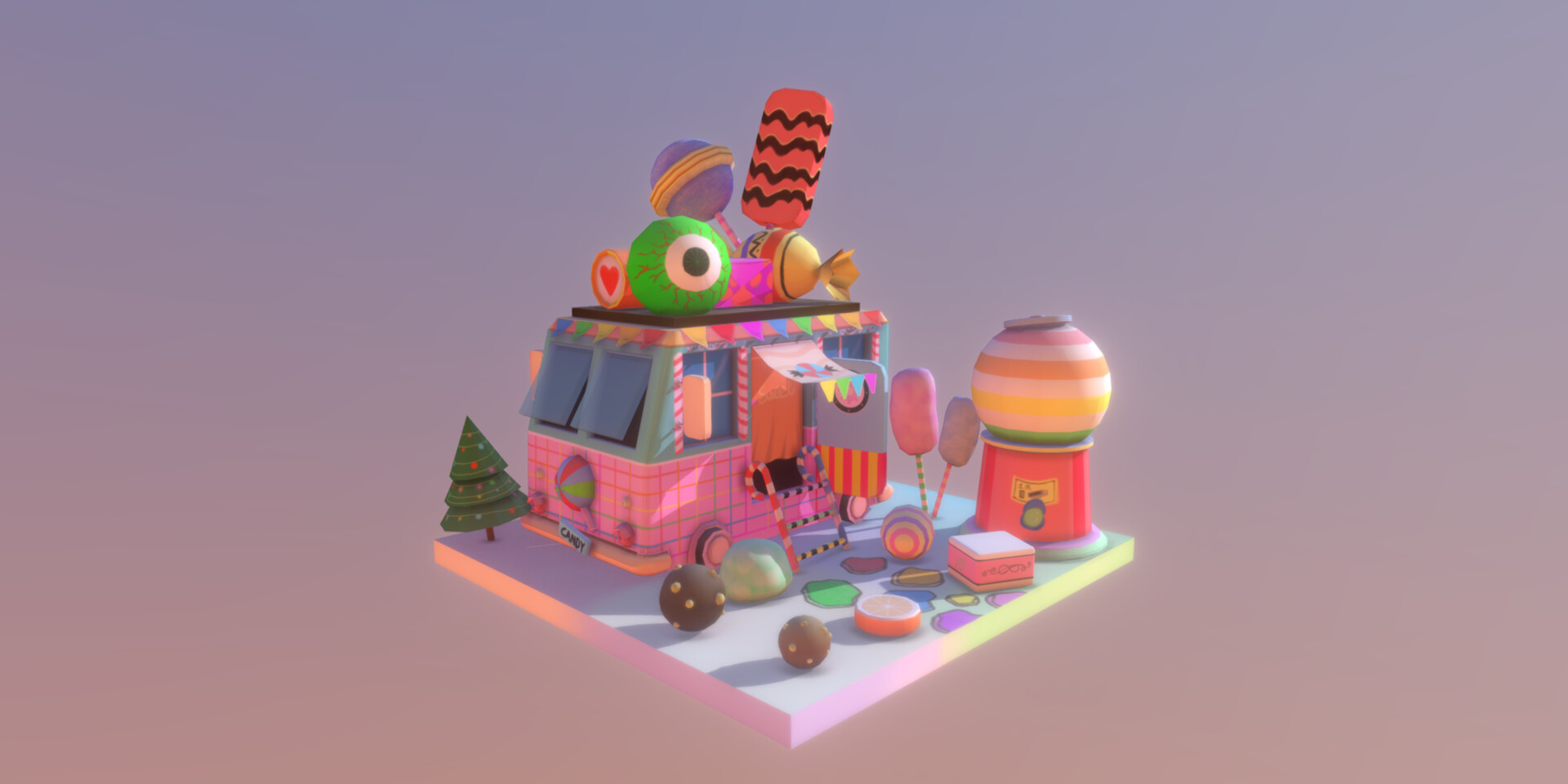 ArtStation - Candy Car