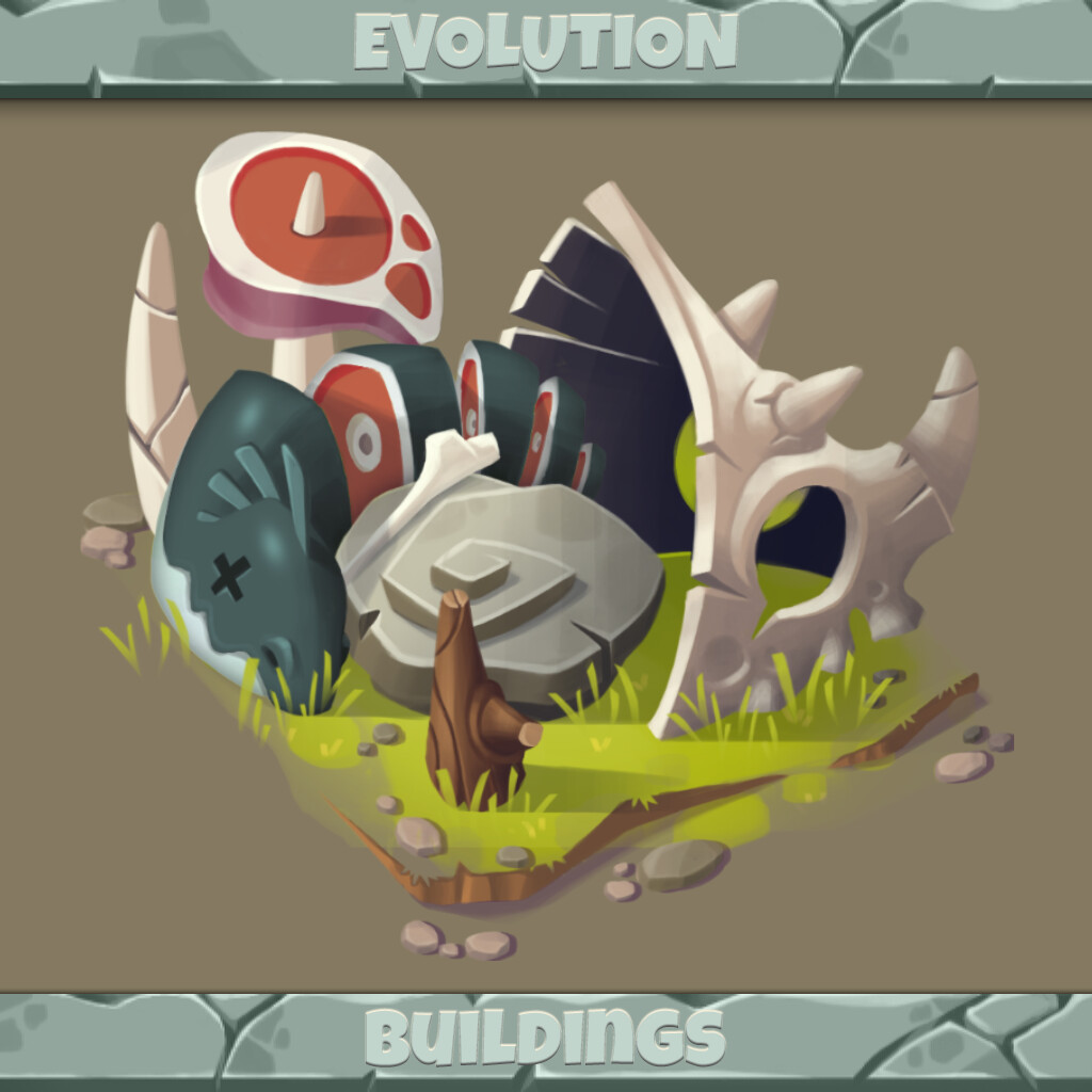 ArtStation - "Evolution" Buildings & environment