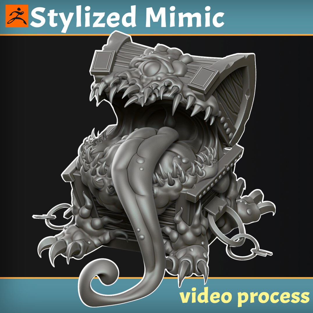 ArtStation - Stylized Mimic Video Process