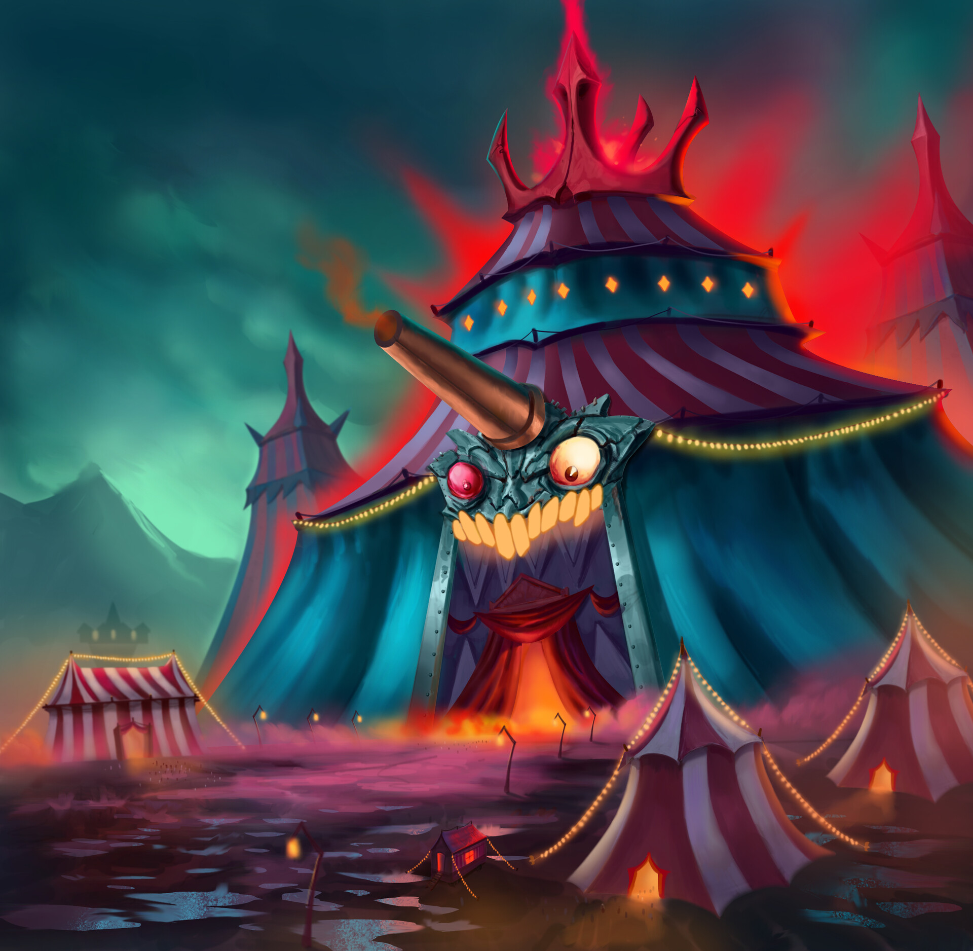 ArtStation - Dark Circus - Blitz TCG
