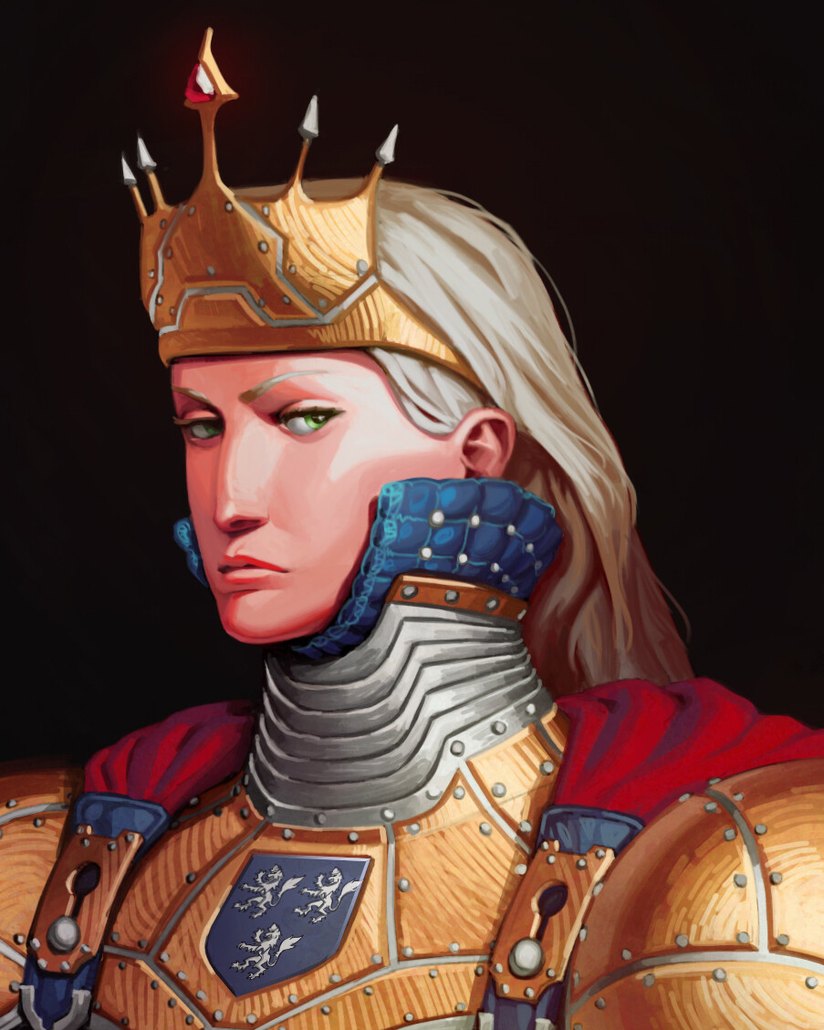 ArtStation - Queen Calanthe - The Witcher