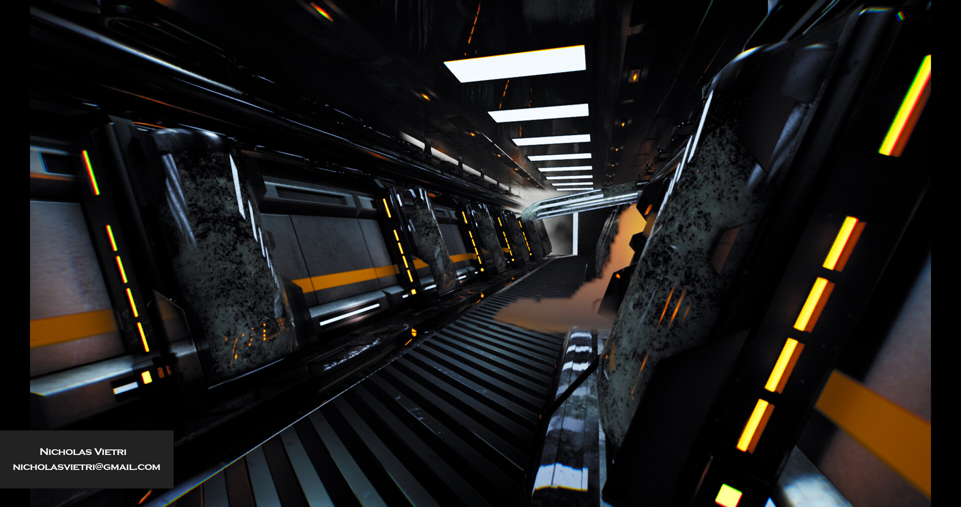 ArtStation - Cryo Pod Hallway
