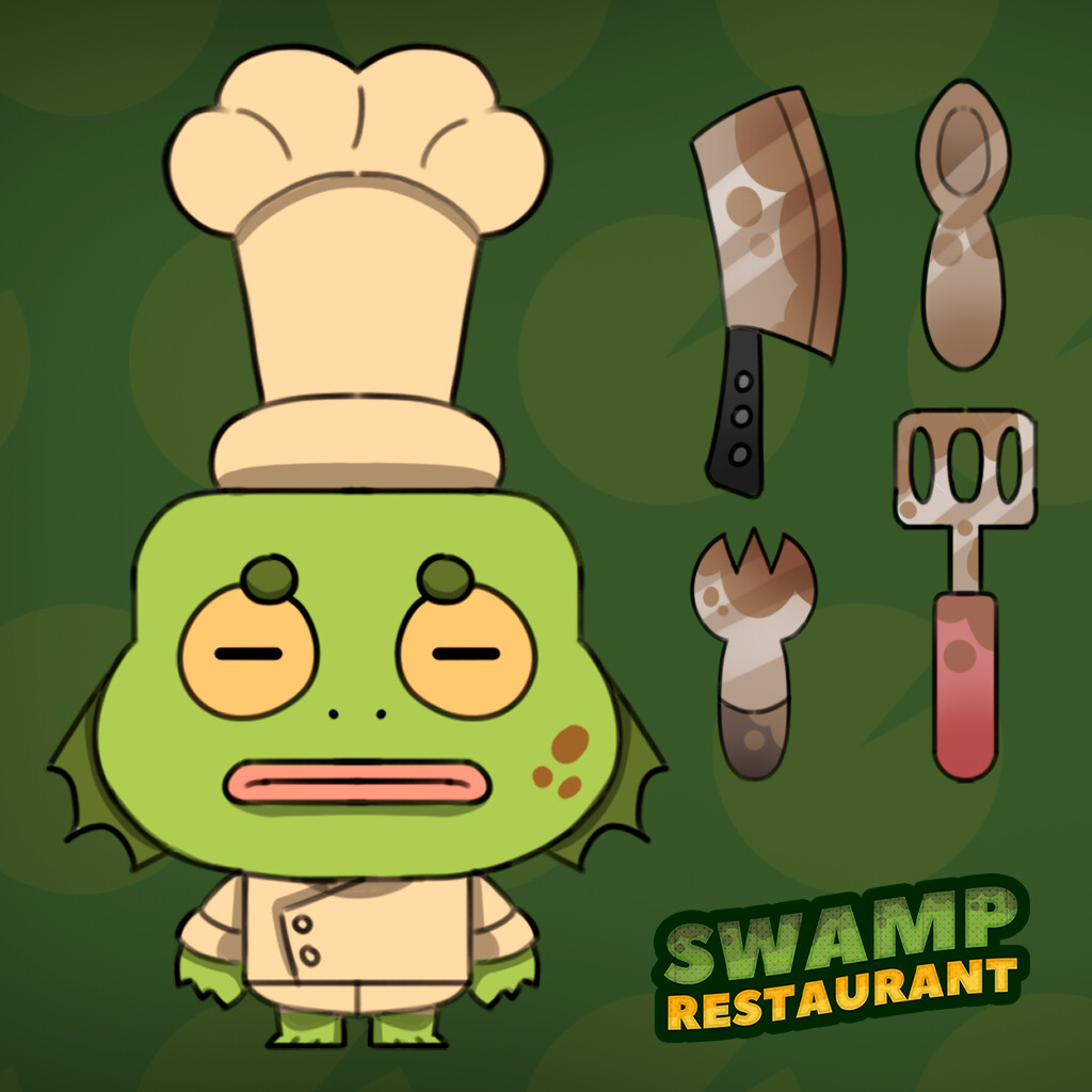 ArtStation - Swamp Restaurant | Chef Klipp