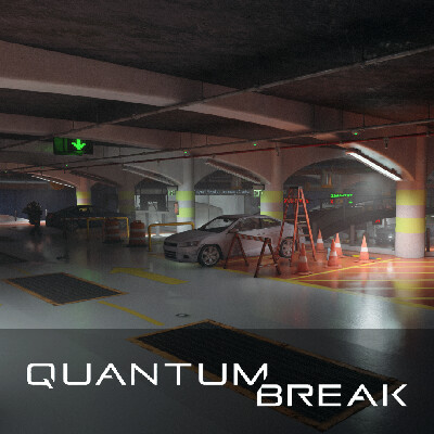 ArtStation - Quantum Break - Parking Garage