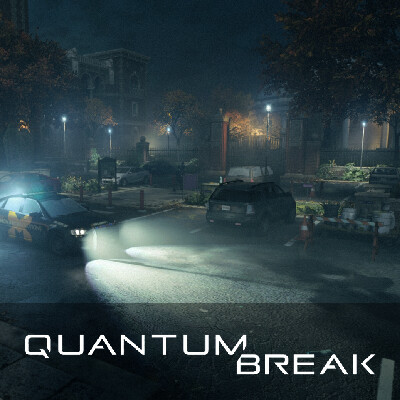 ArtStation - Quantum Break - University Parking Lot