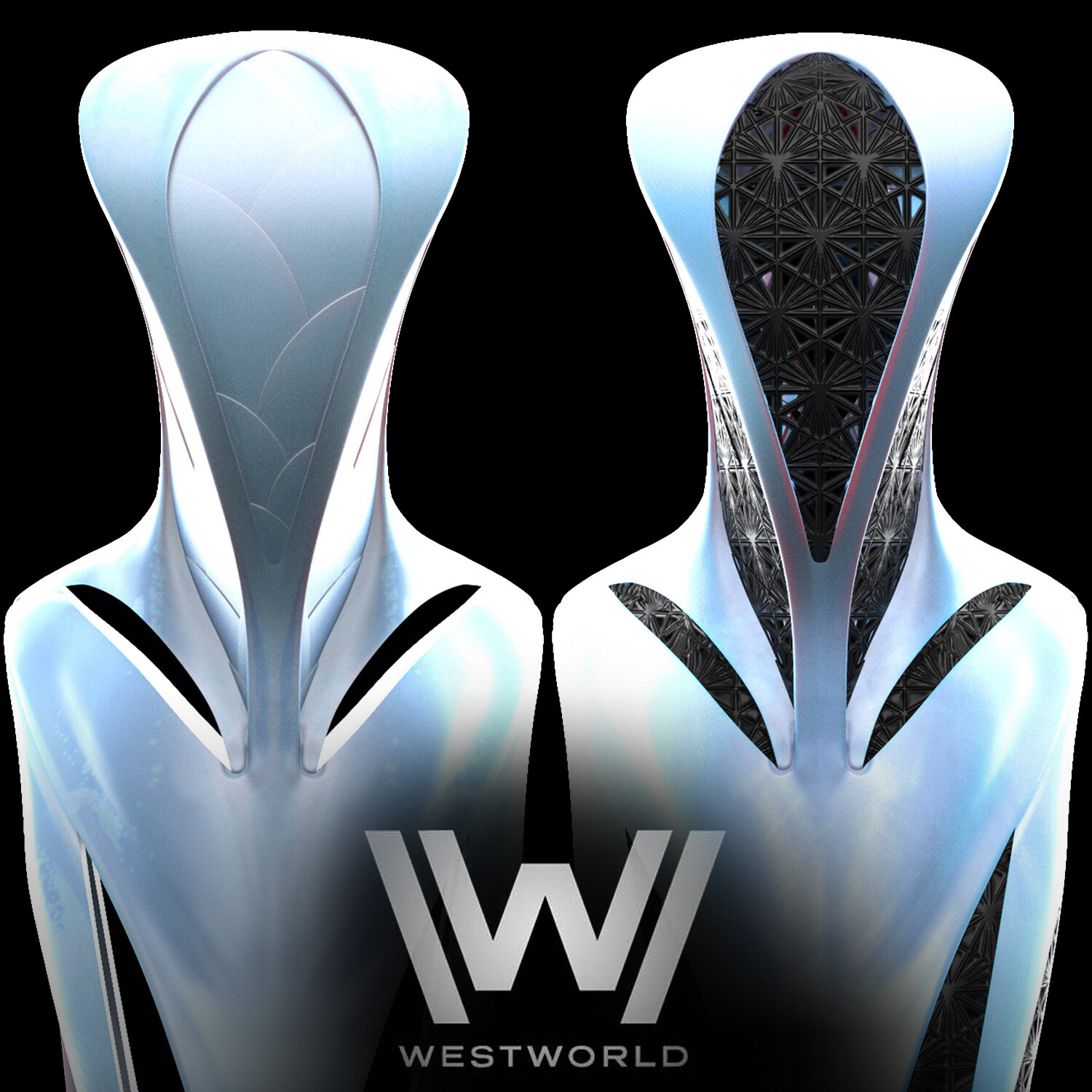 ArtStation - Westworld - Season 4 - New Evolved Drone - Face Shield