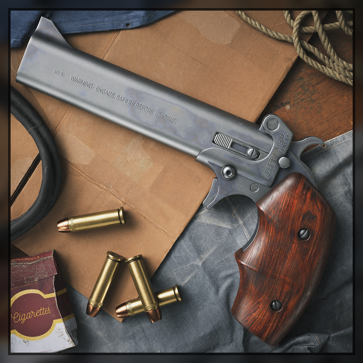 ArtStation - American Derringer Model 6