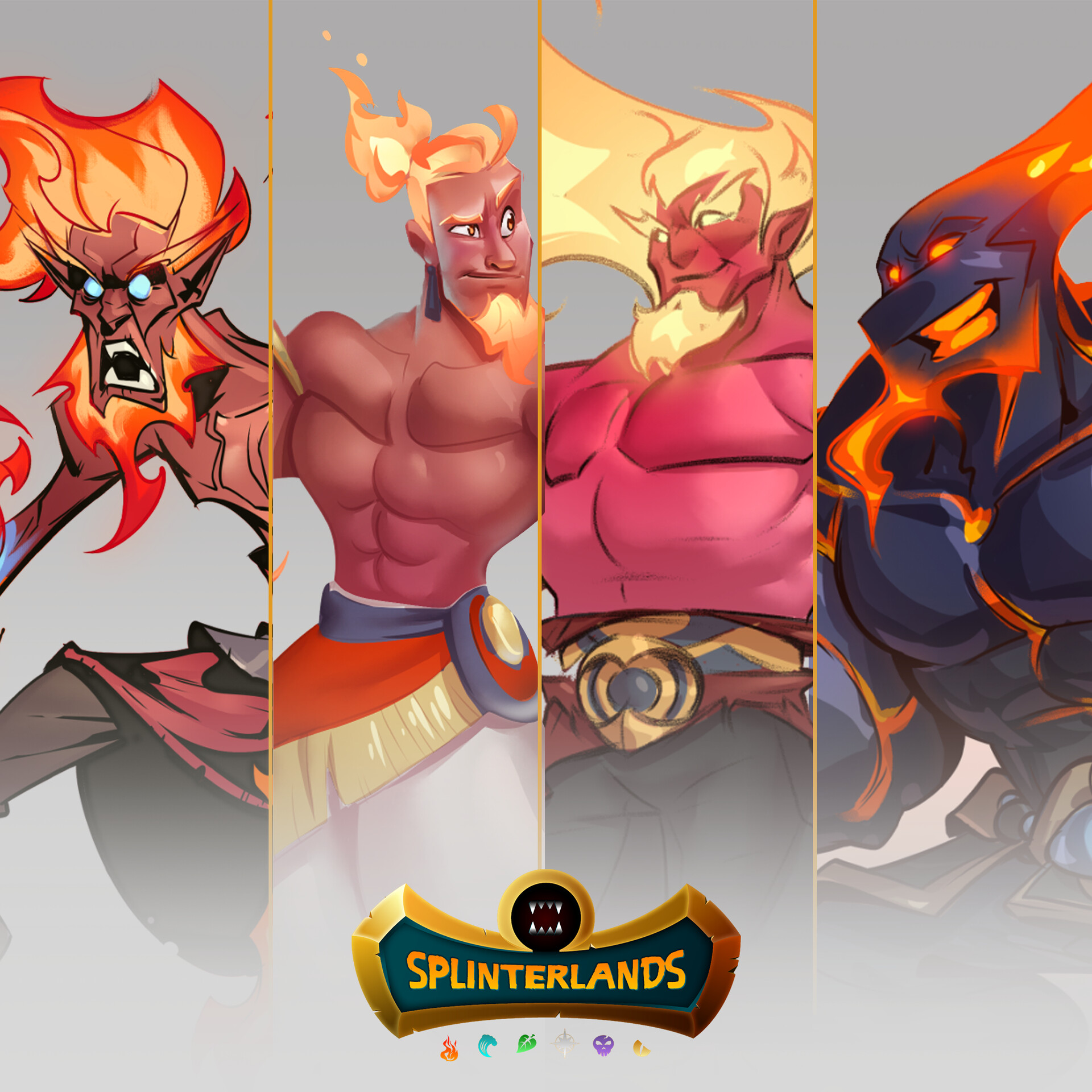 ArtStation - style exploration fire djinn