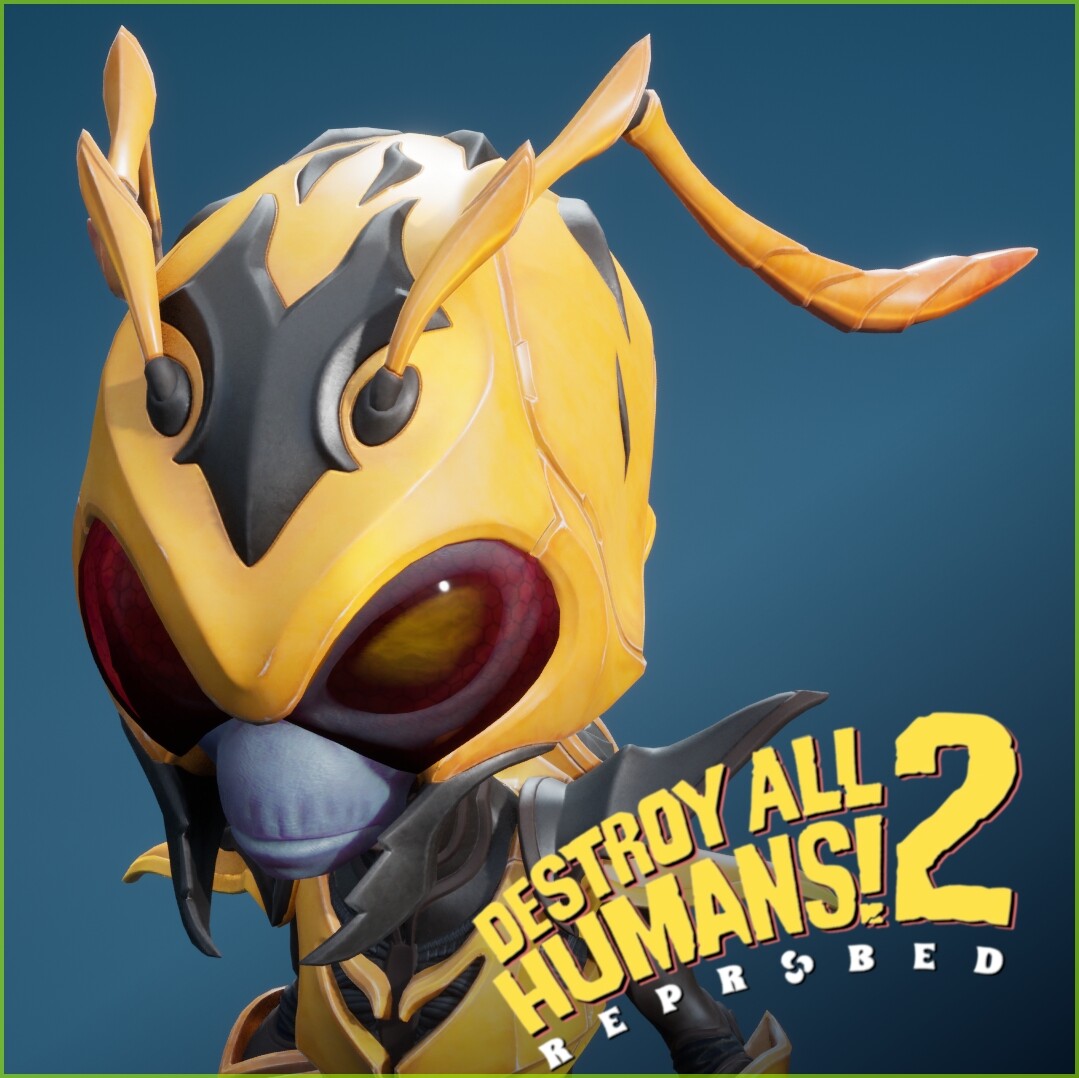 ArtStation - Crypto Insect Skin - Destroy All Humans 2 Reprobed