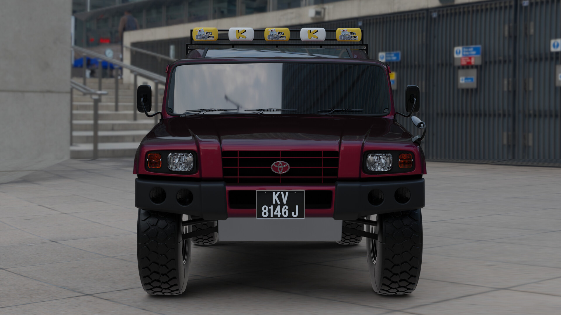 ArtStation - Toyota Megacruiser Highroof