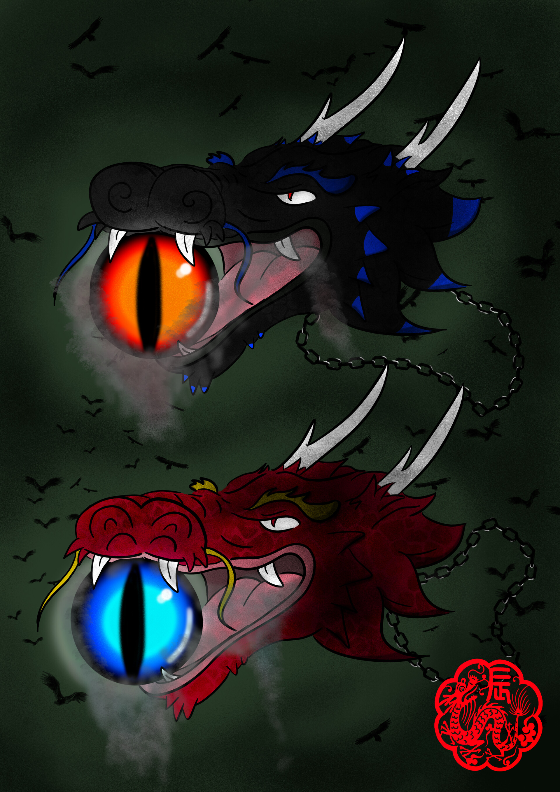 ArtStation - Dragon with Orb