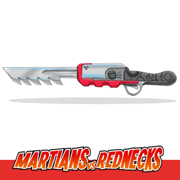 ArtStation - Martian Vs Rednecks - Martian Melee weapon concept art for ...