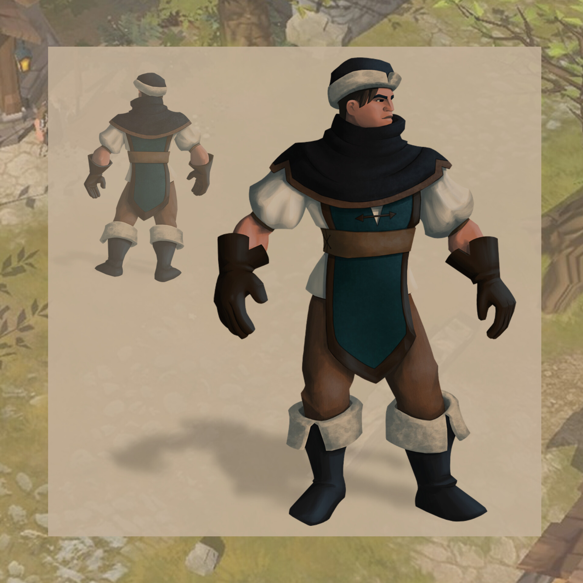 ArtStation - Adventurer Character Sheet