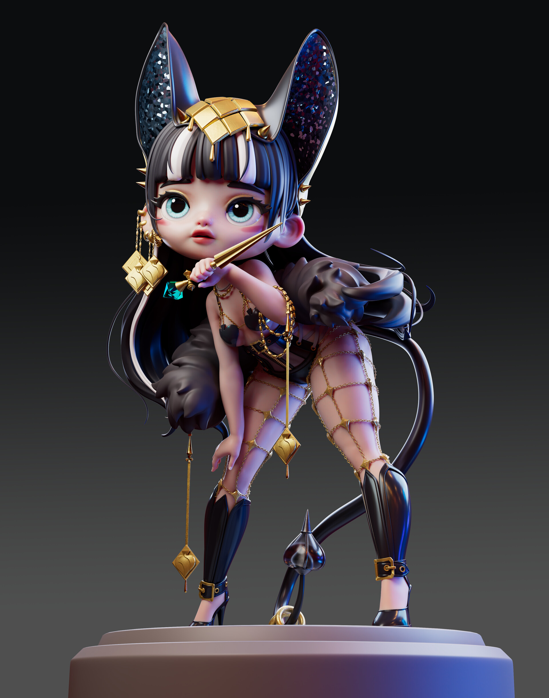 ArtStation - Tiny Poker Queen