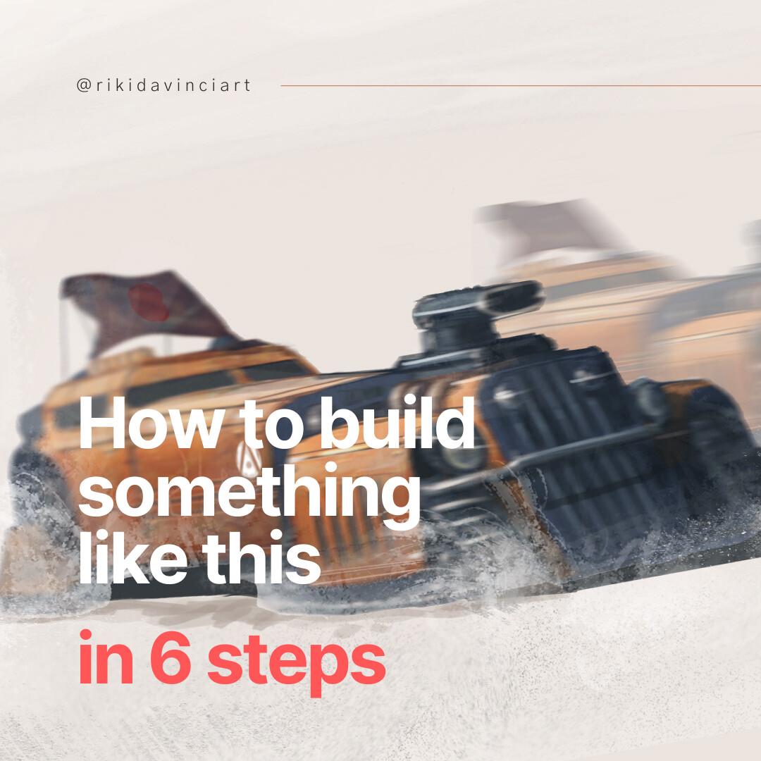 ArtStation - Snow RODS racing | project illustration