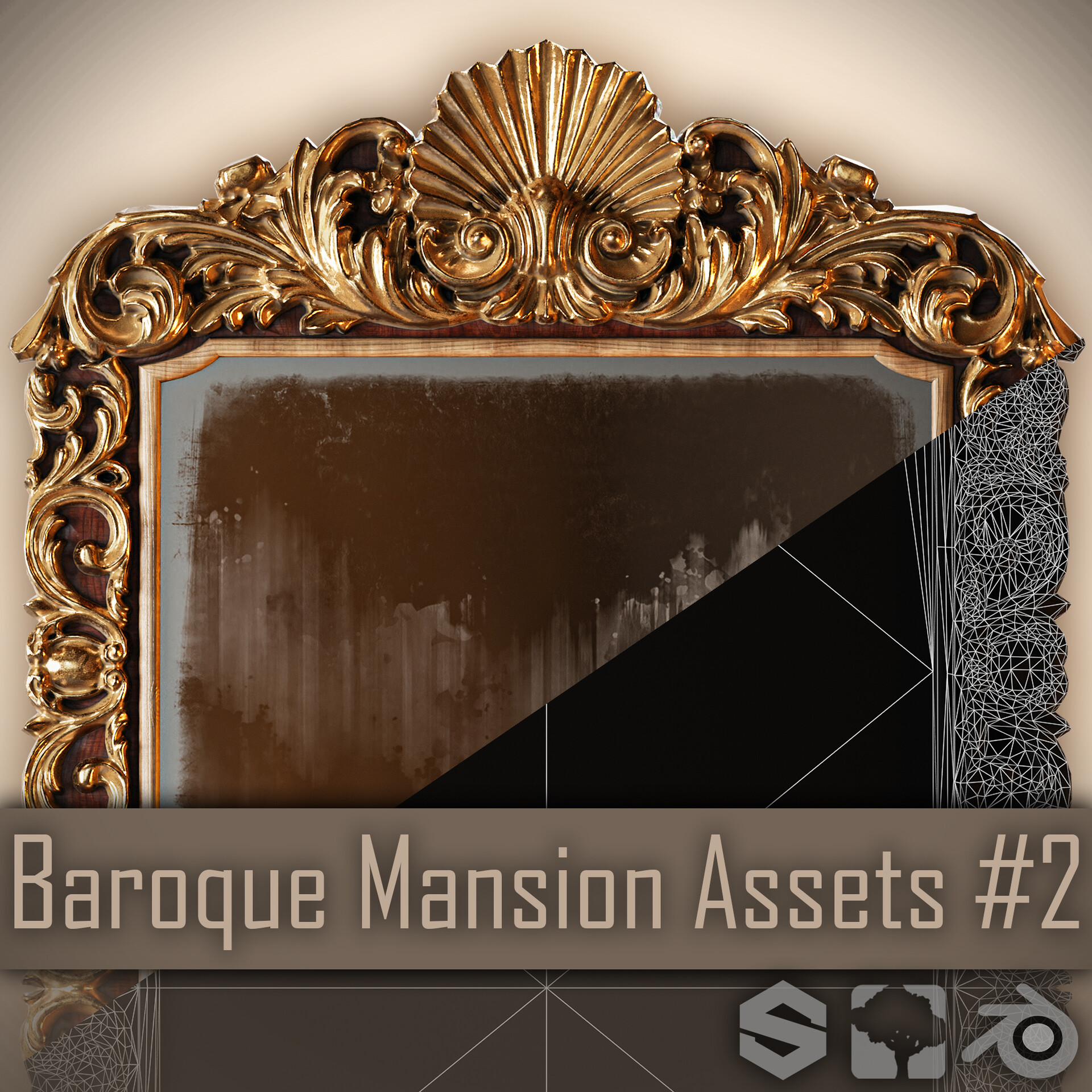 ArtStation - Baroque Mansion - Assets Part 02