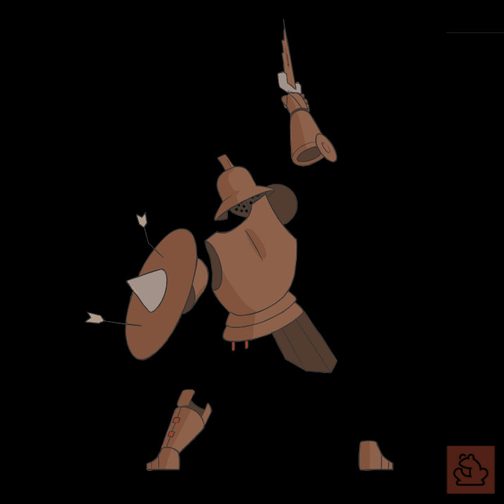 ArtStation - Enchanted Armour Enemy Attack