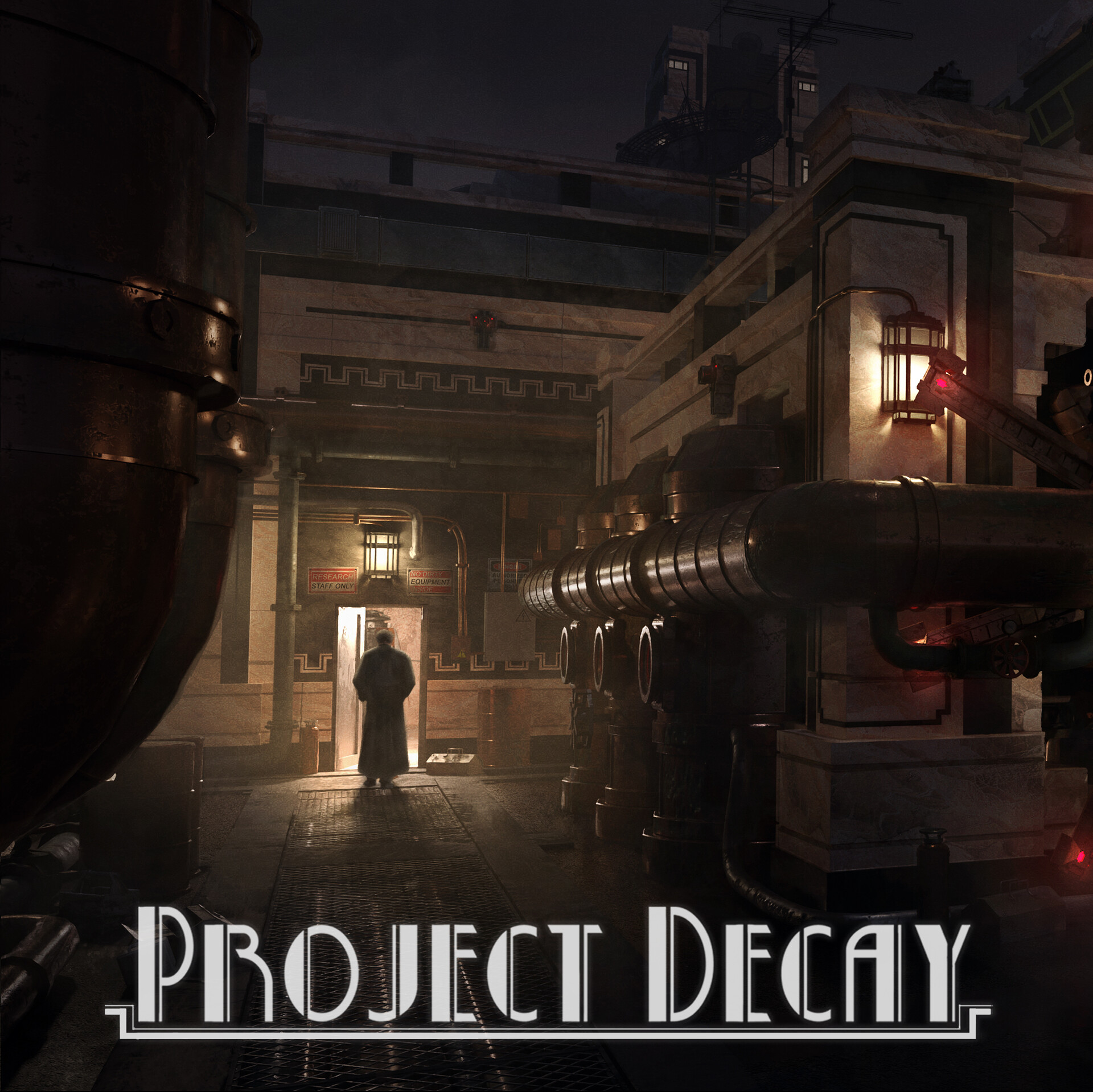 ArtStation - Project Decay - Mansion Backside