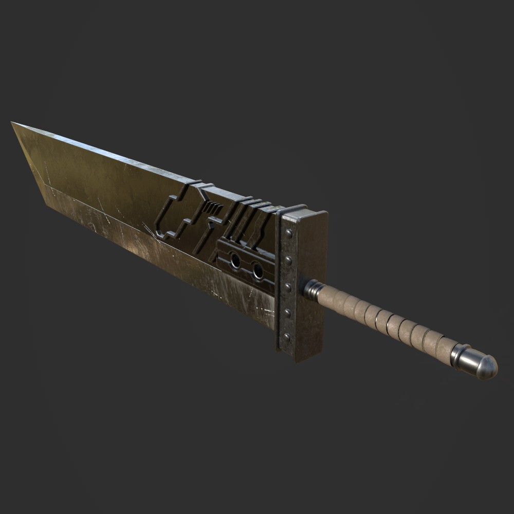 ArtStation - Cloud Strife's Buster Sword - Final Fantasy VII Remake