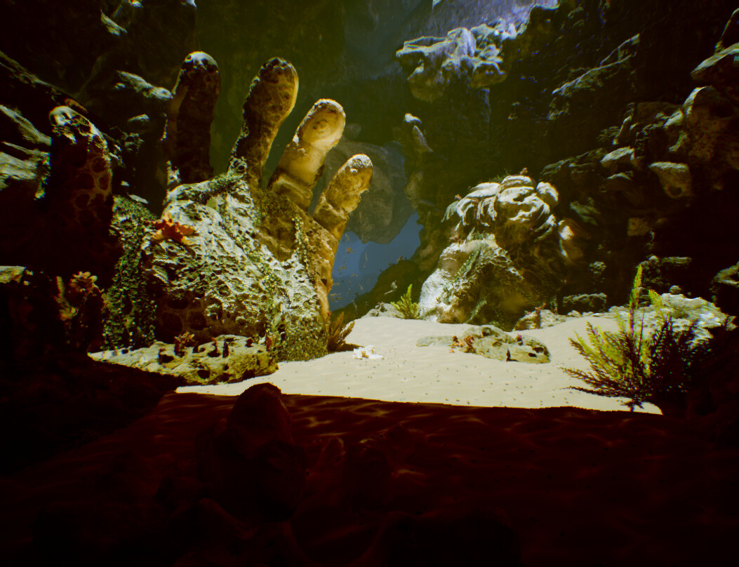 ArtStation - Underwater sculptures