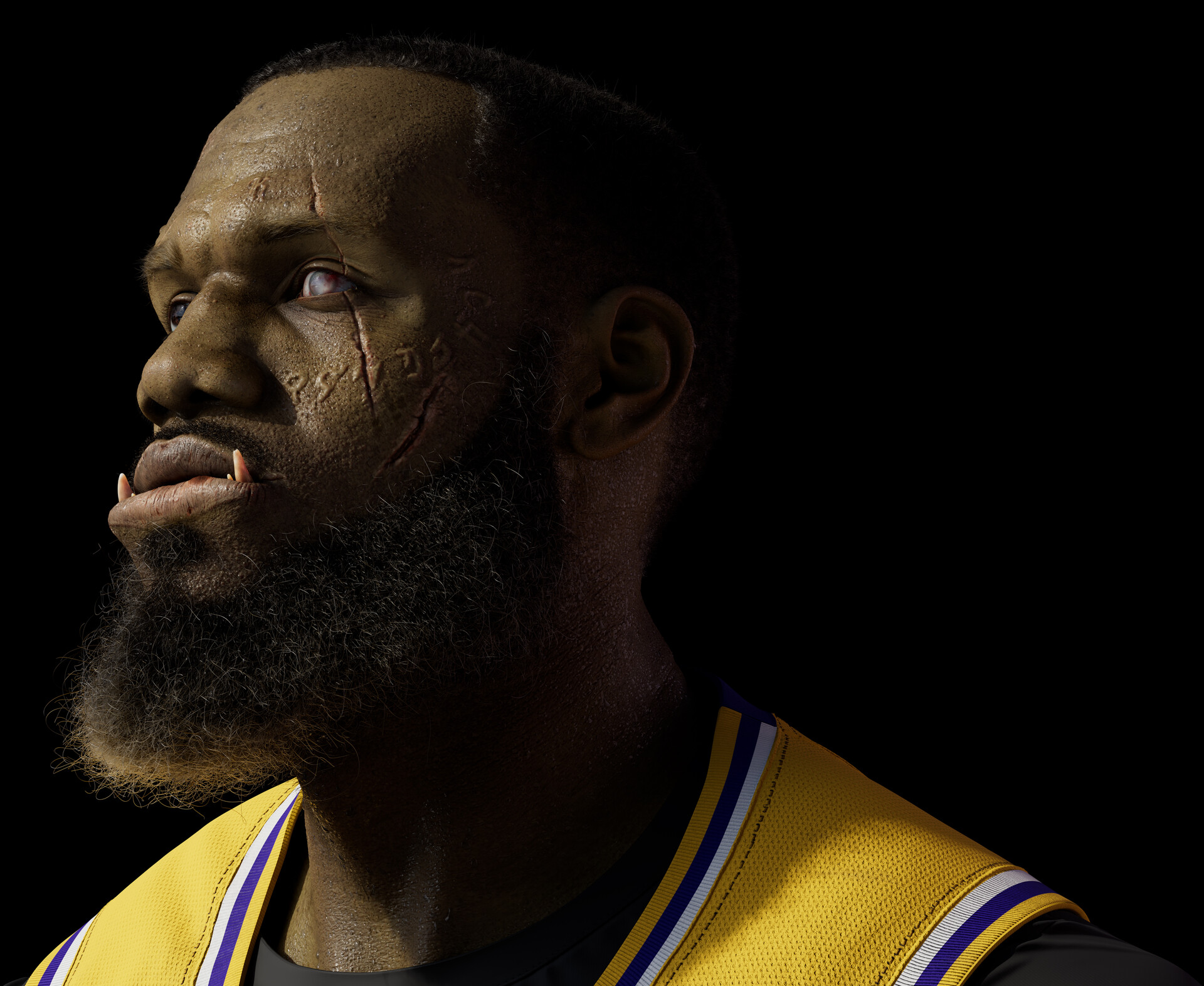 ArtStation - LEBRON JAMES-ORC