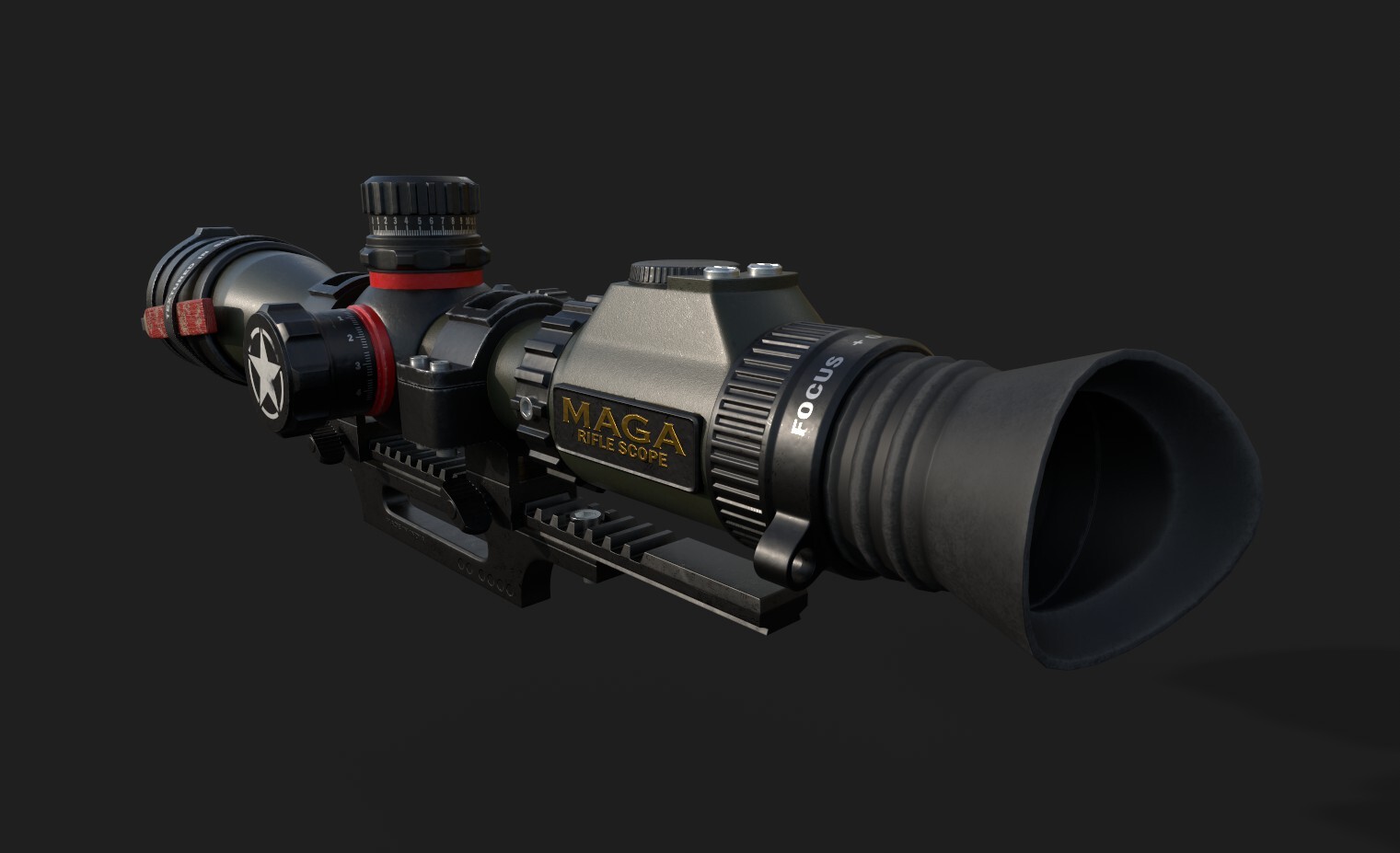 ArtStation - Sniper Rifle Scope