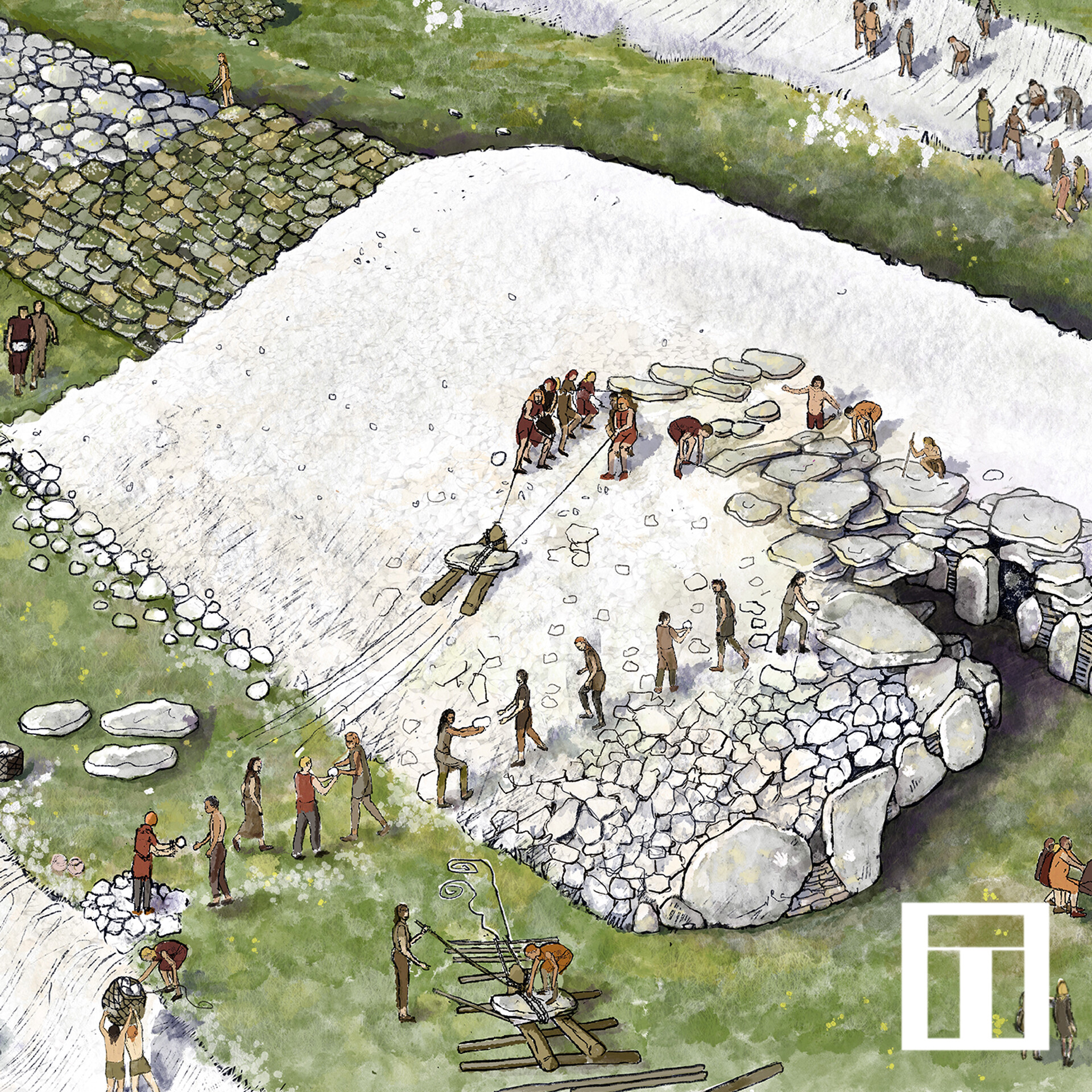 Wessex Archaeology - West Kennet Long Barrow, Wiltshire, c.3650 BC