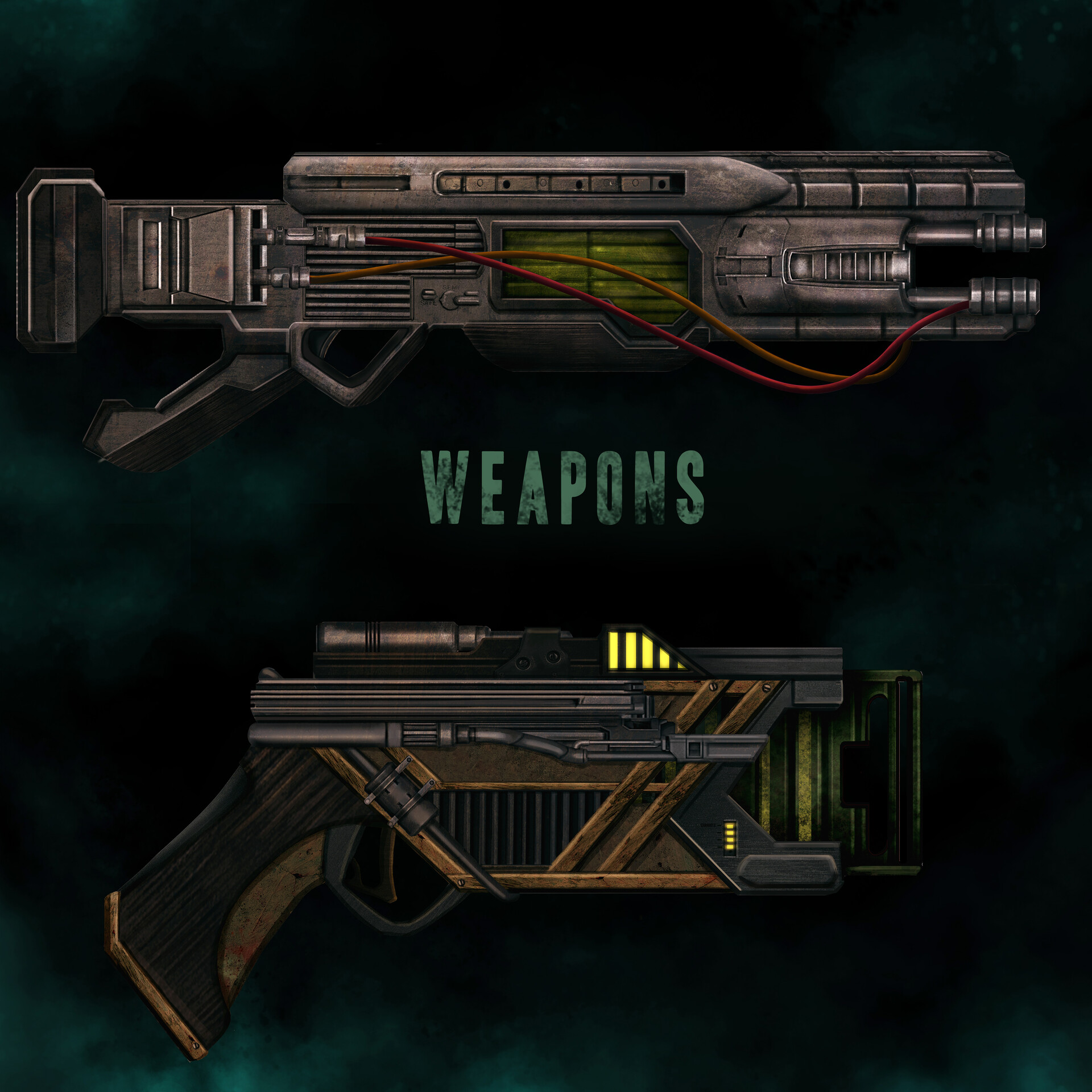 ArtStation - Crow's Break Prison Weapons