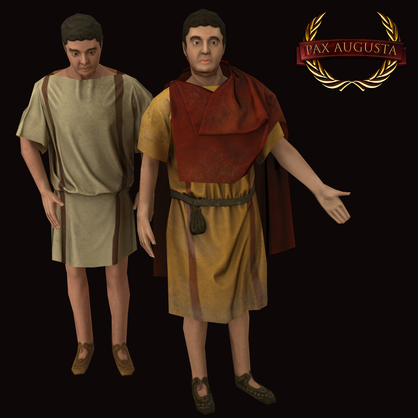 ArtStation - Roman Citizens for "Pax Augusta"