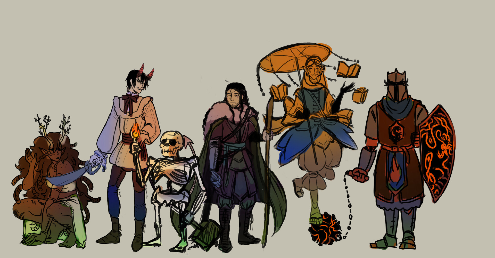 ArtStation - Dragons Rise! Character Concepts, a completed journey