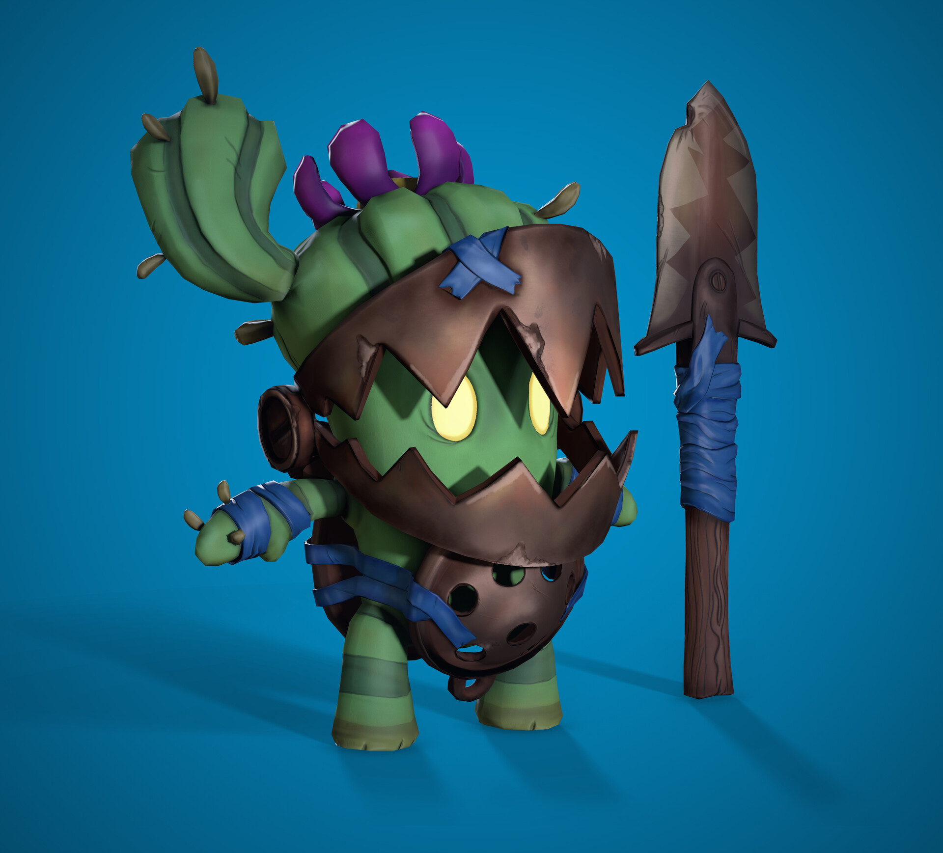 ArtStation - Cactus - warrior