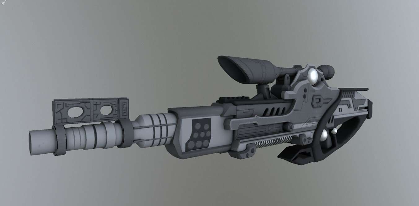ArtStation - Sci-Fi Gun