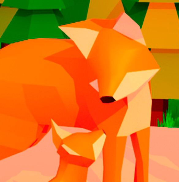 ArtStation - Low Poly Fox