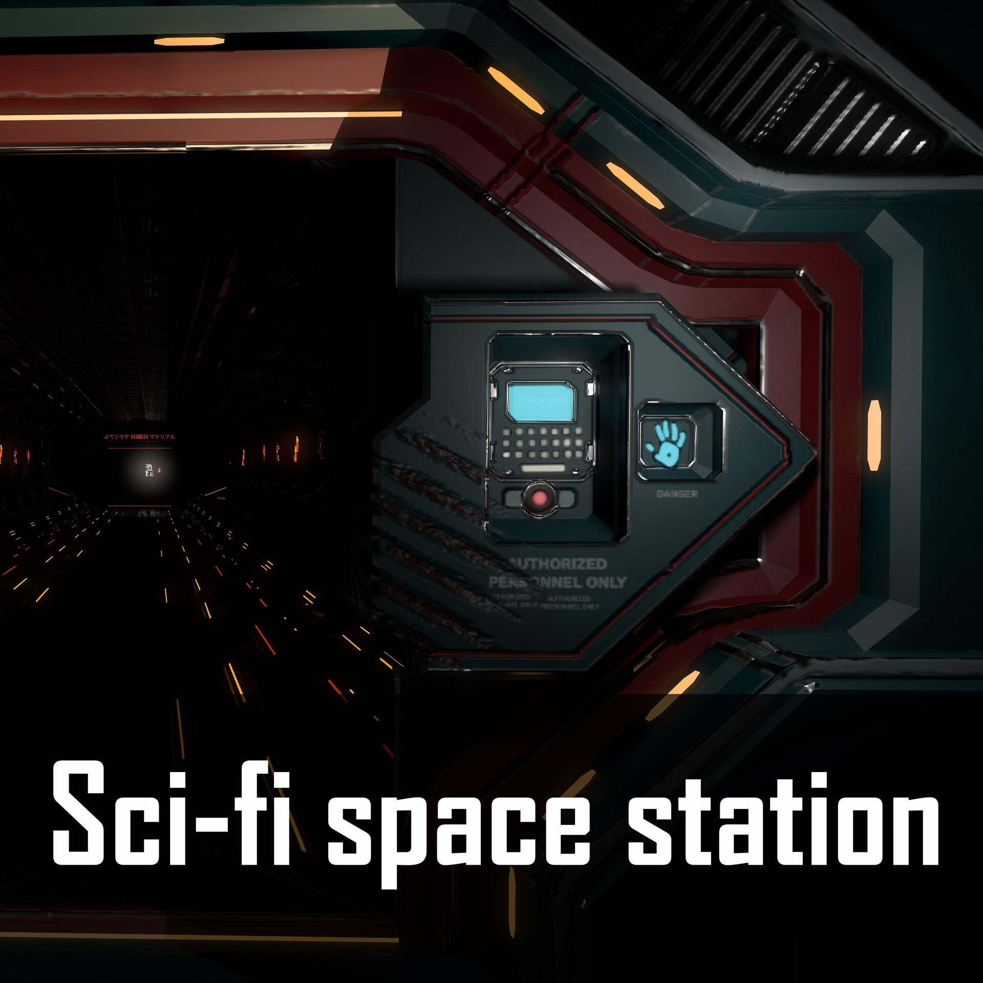 ArtStation - Sci-fi space station