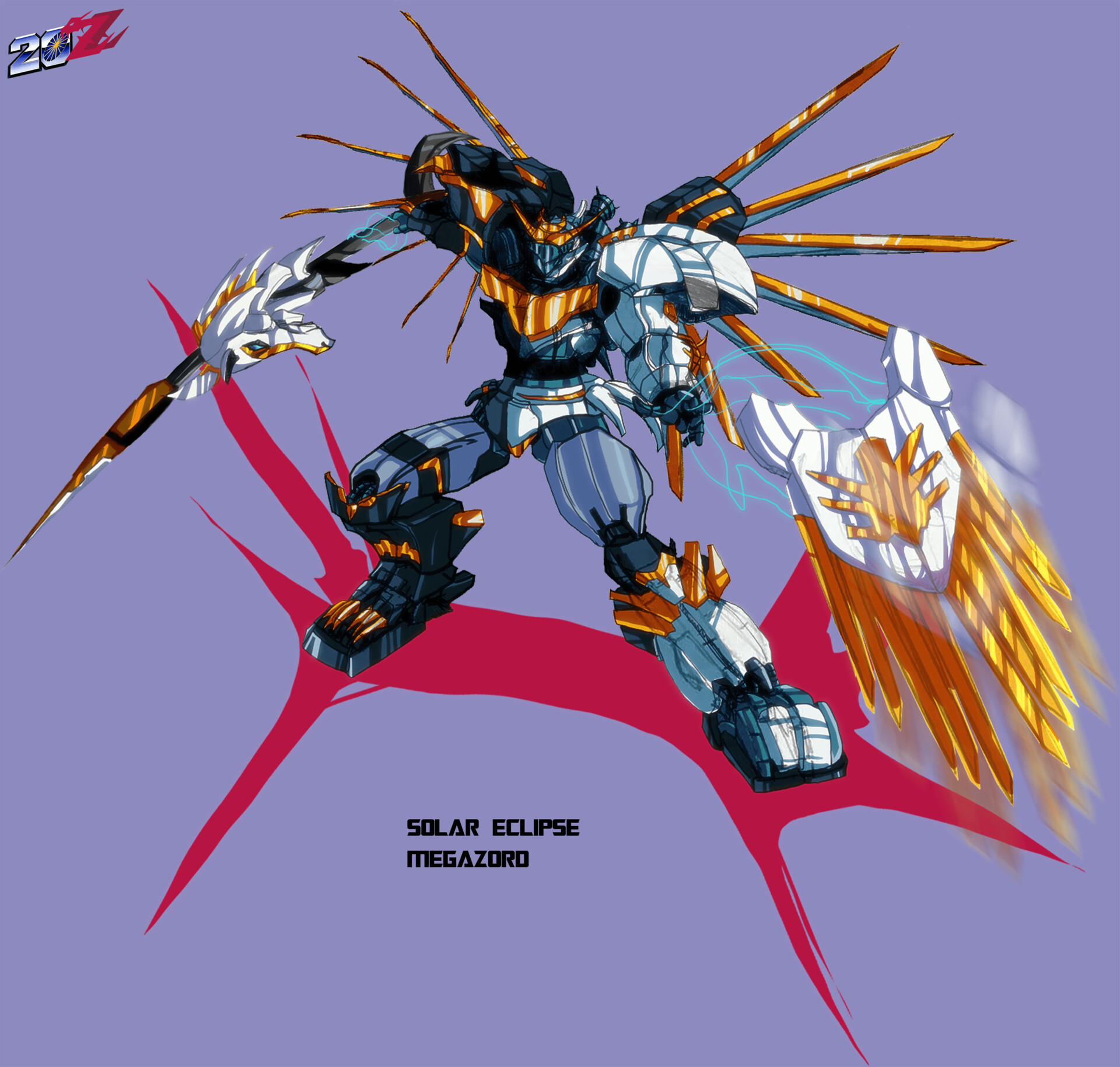 ArtStation - Solar Eclipse Megazord (Commission)