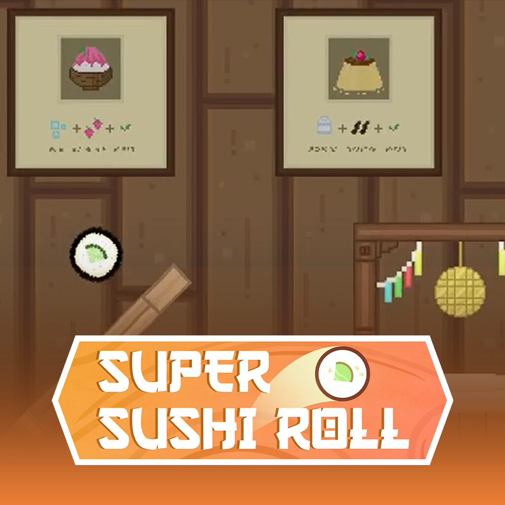 ArtStation - 2D/UI Art for Super Sushi Roll