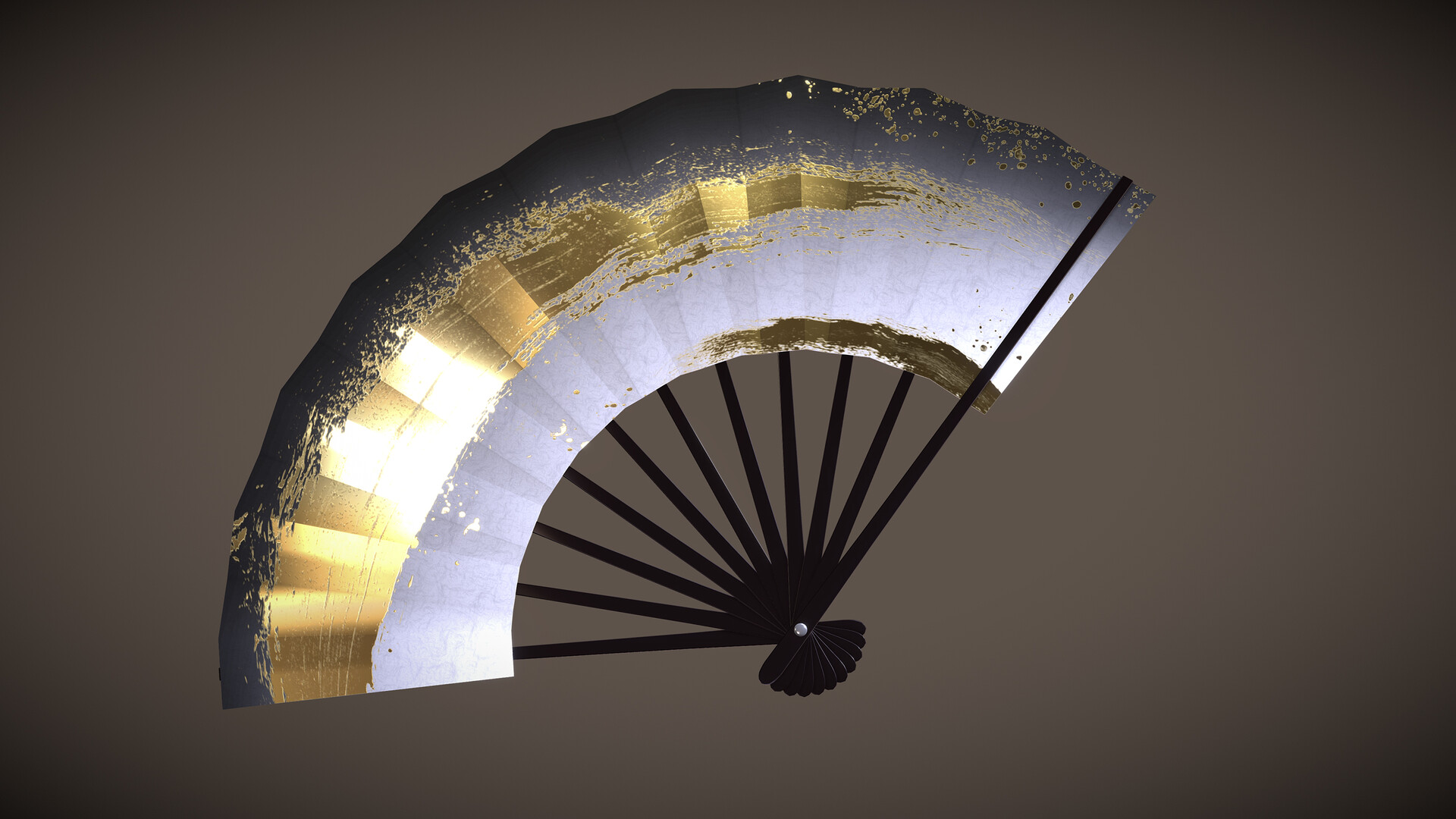 ArtStation - Japanese hand fan