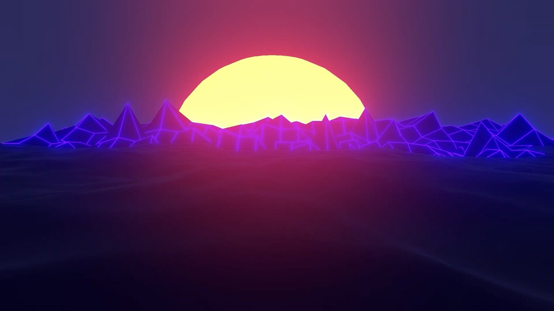 ArtStation - Retro sunset