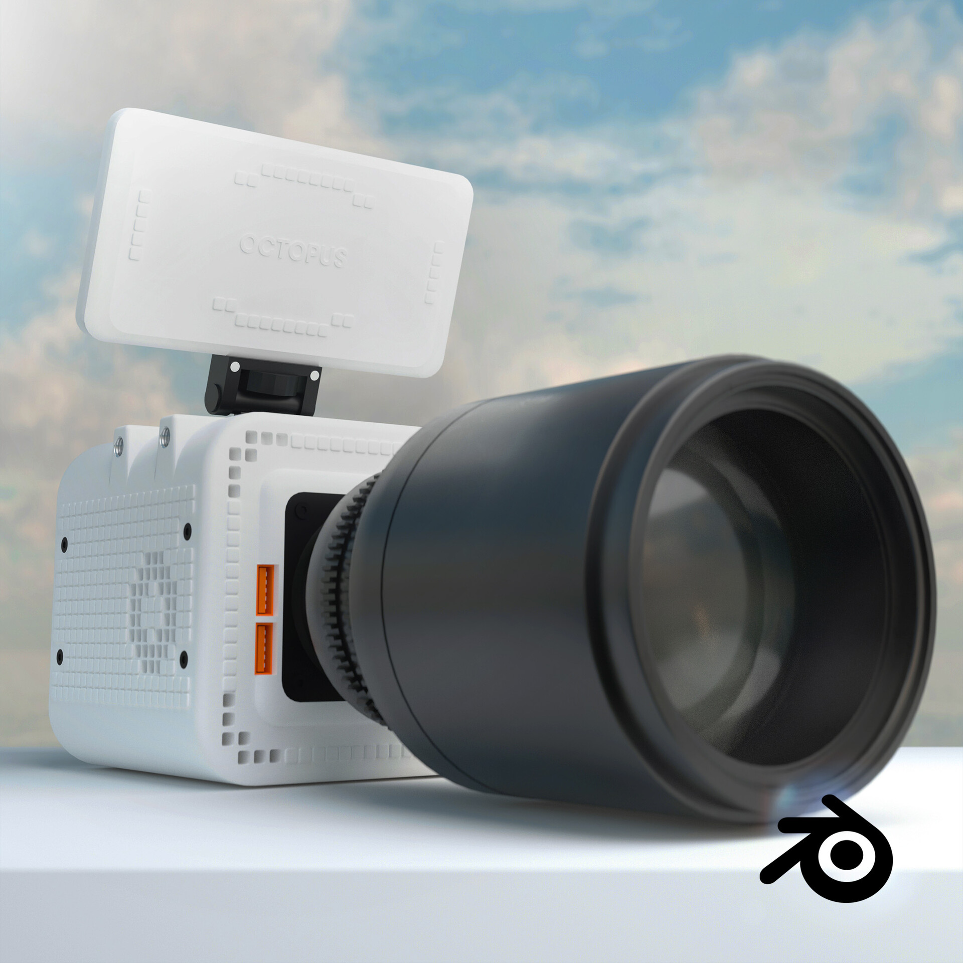 ArtStation - "Octopus Cinema Camera" modeling in Blender 2.82