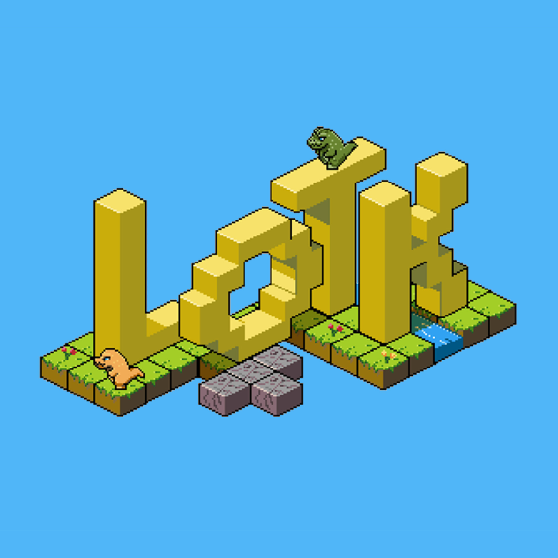 ArtStation - Logo Design - Pixel Art