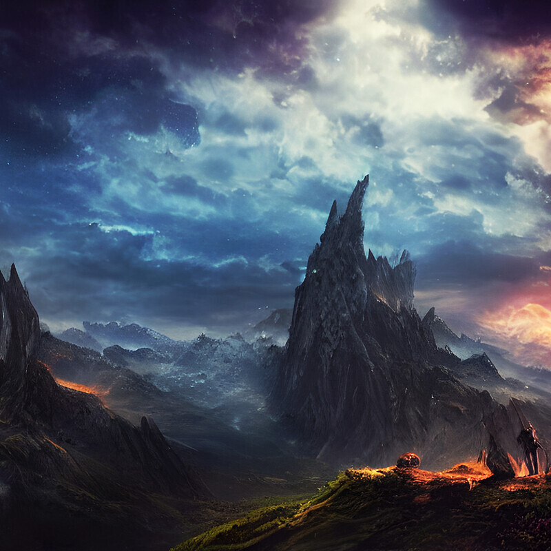 ArtStation - LOTR inspired landscapes created with Stable Diffusion