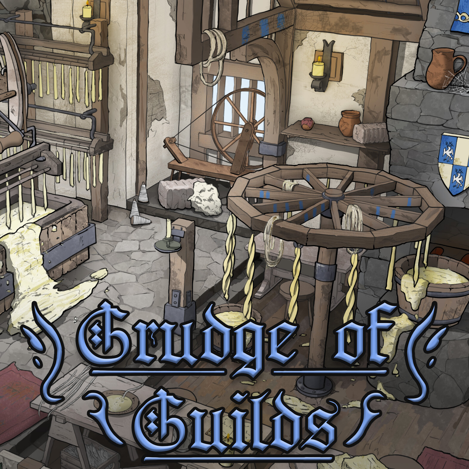 ArtStation - Medieval Tallow Chandler's Workshop