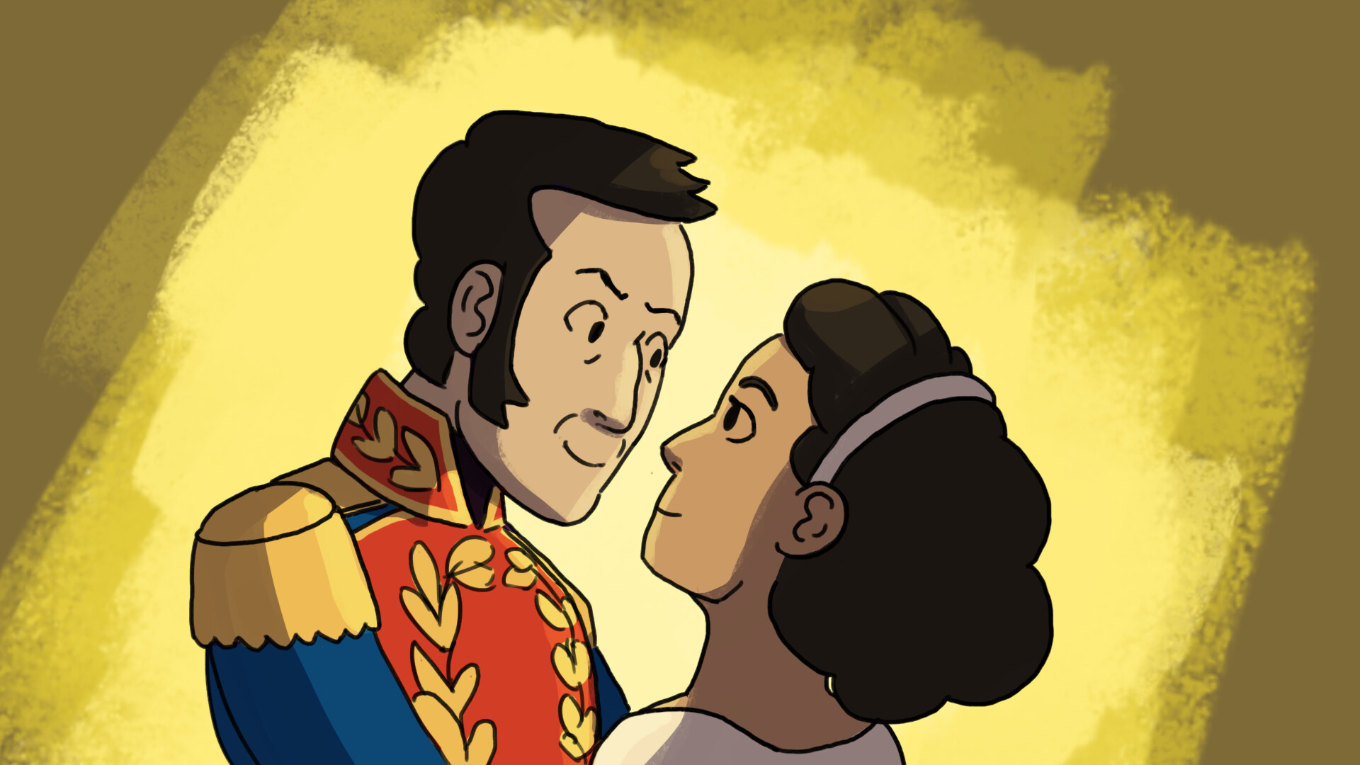 ArtStation - Simón Bolívar y Manuela Saenz