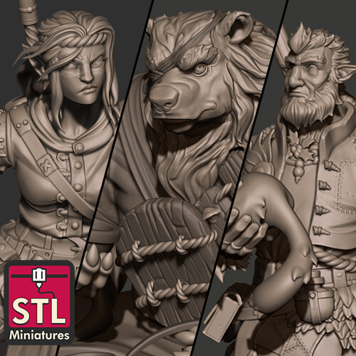 ArtStation - September 2022 STL Miniatures