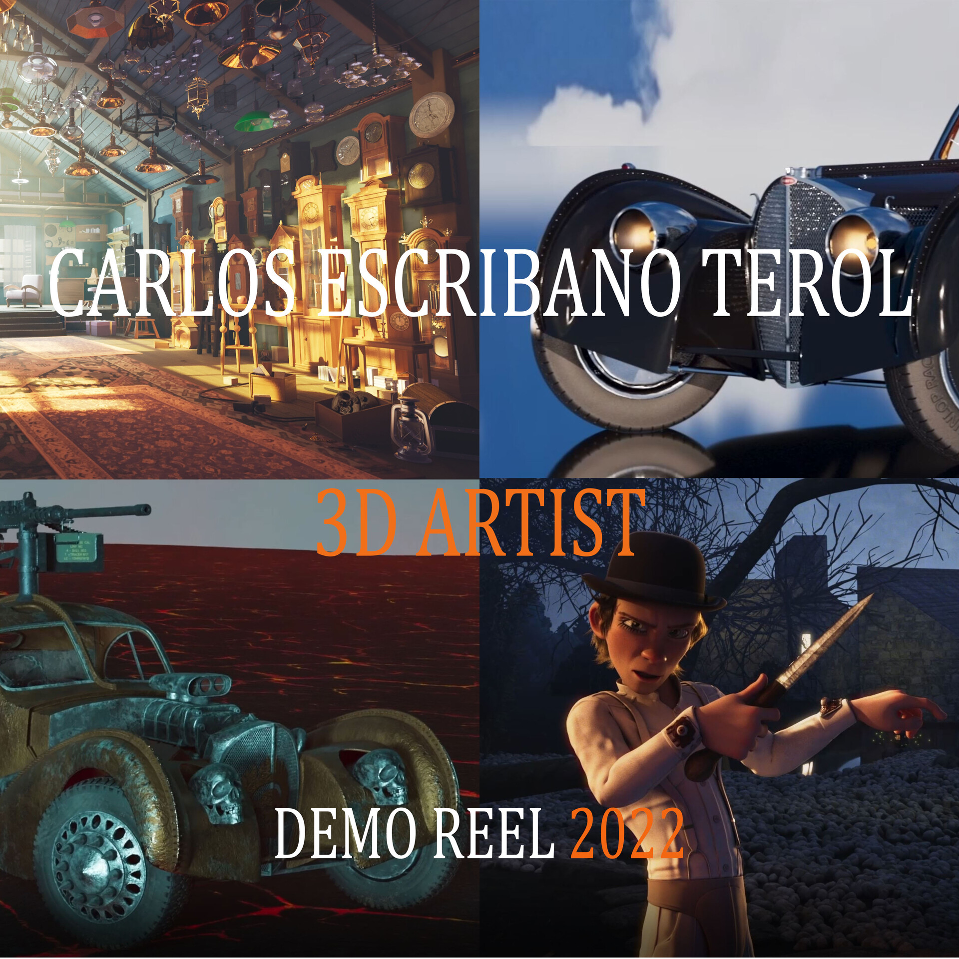 ArtStation - Demo Reel ANIMUM 2021-2022 Carlos Escribano