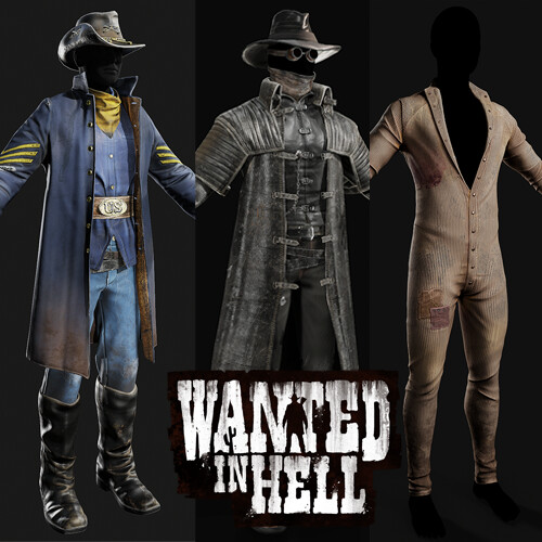 ArtStation - Character Outfits - Hell Hunt